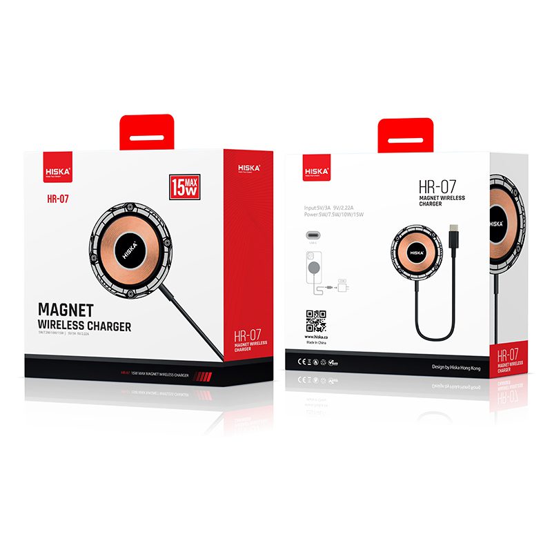 شارژر بی سیم هیسکا (HISKA) مدل HR-07 - فروشگاه اینترنتی گیگاتی