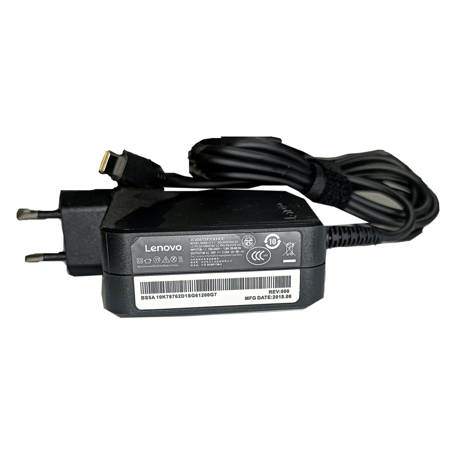 شارژر لپ تاپ لنوو LENOVO Laptop Charger 20V 3.25A 65W TYPE-C - فروشگاه ...